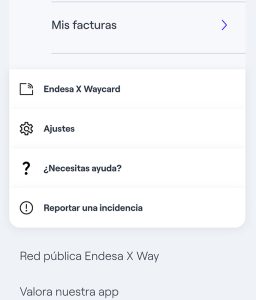 Recargar coche eléctrico con App Endesa X Way